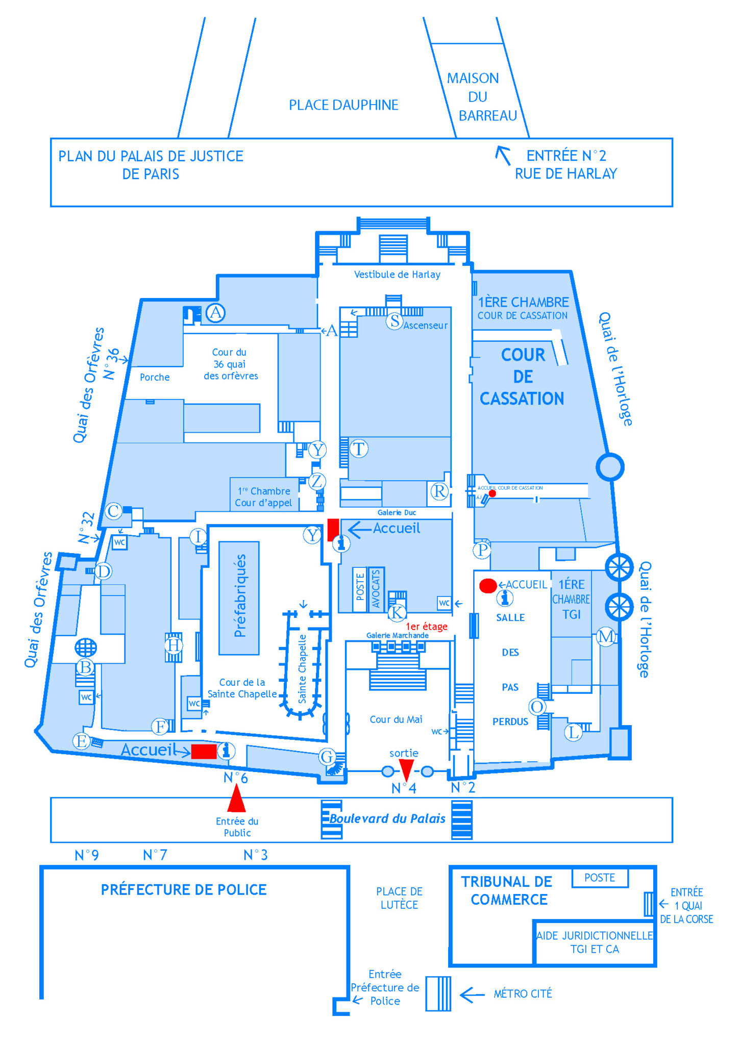 Plan de la cour d'appel de Paris : trouver sa salle d'audience - Maître ...